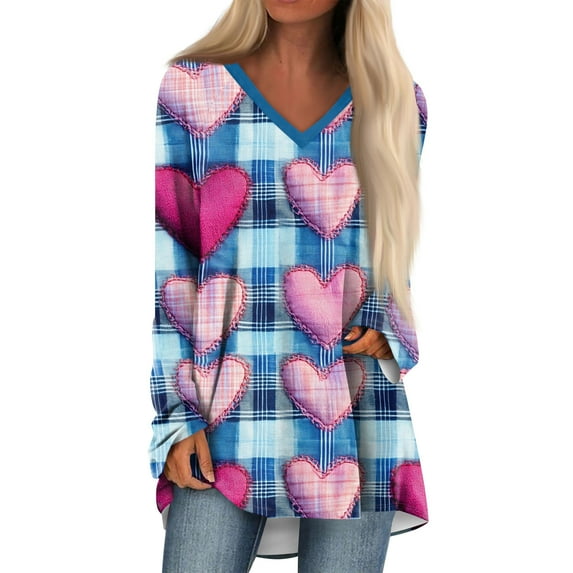 Dwralegc Women's Casual Tshirts Tee Funny V- Neck Cute Top 2026 Plus ...