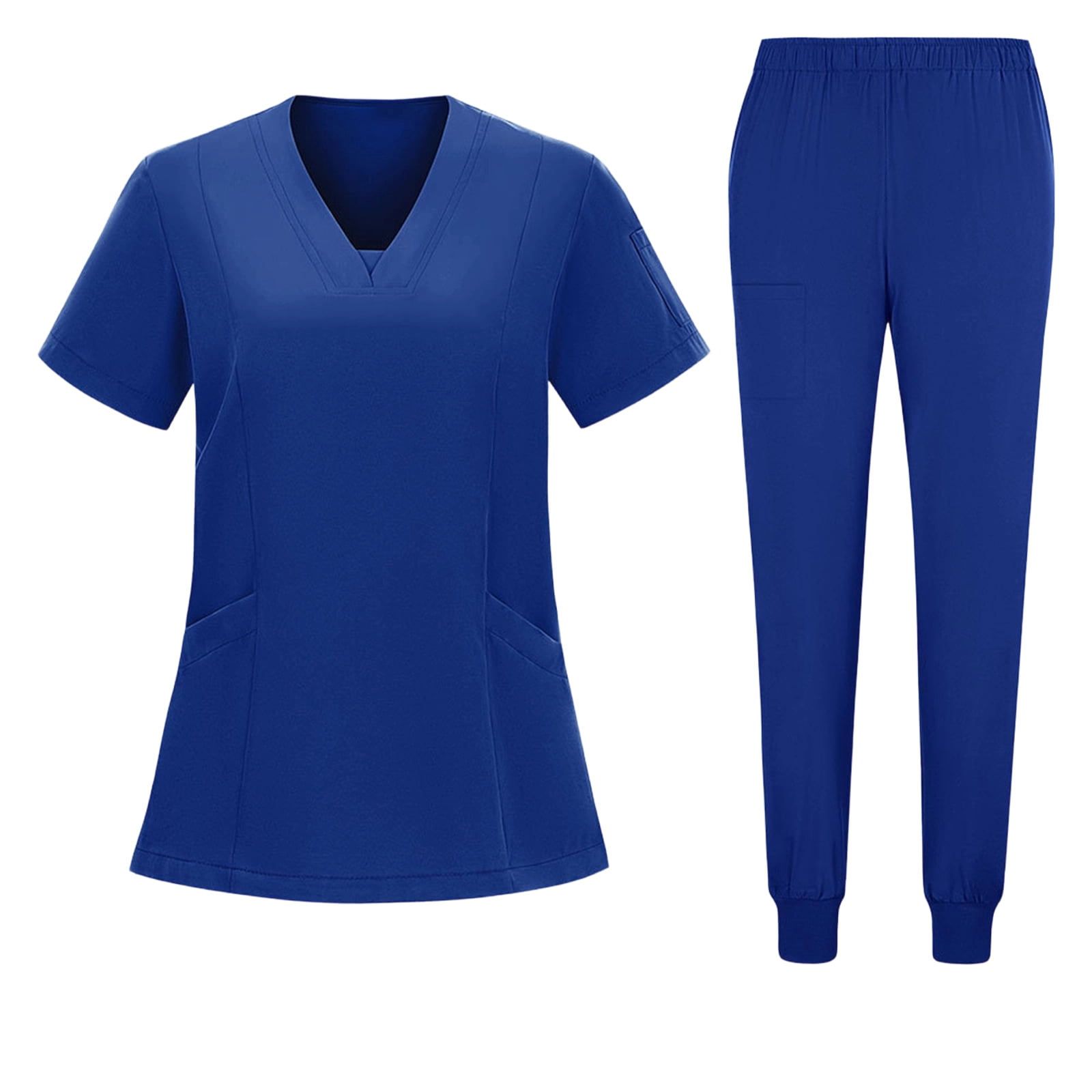 Dwralegc Womens Nurse Uniform Sets Fashionable Matching Two Piece Set ...