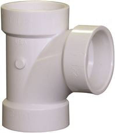 Dwv Pvc Sanitarty Tee 6 In. X 6 In. X 4 In. - Walmart.com