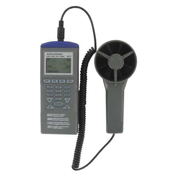 Dwyer Instruments Anemometer, 118 to 6,299fpm, -4 to 140F 9671 ...