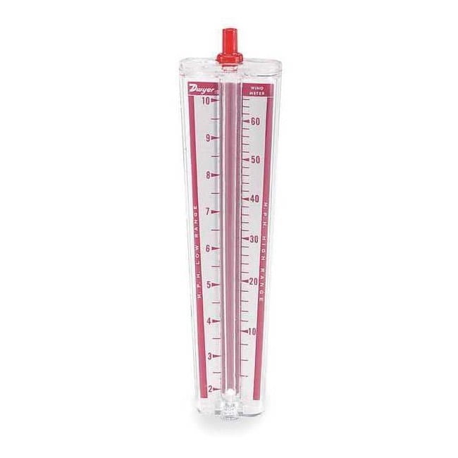 Dwyer Instruments Portable wind meter, MPH scale WIND METER-MPH ...