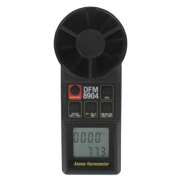 Dwyer Instruments Anemometer, 80 to 5,900fpm, 14 to 122F 8904 - Walmart.com