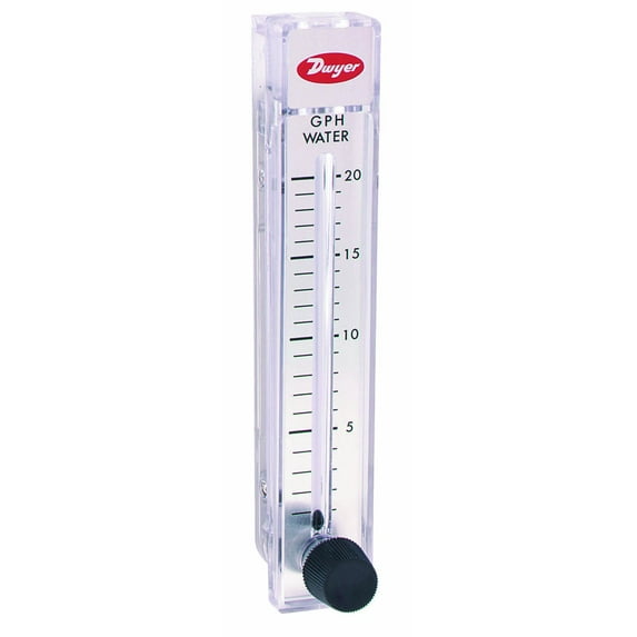Dwyer® Rate-Master® Flowmeter, RMB-54-SSV, 3% Acc, 20-200 SCFH air, SS ...