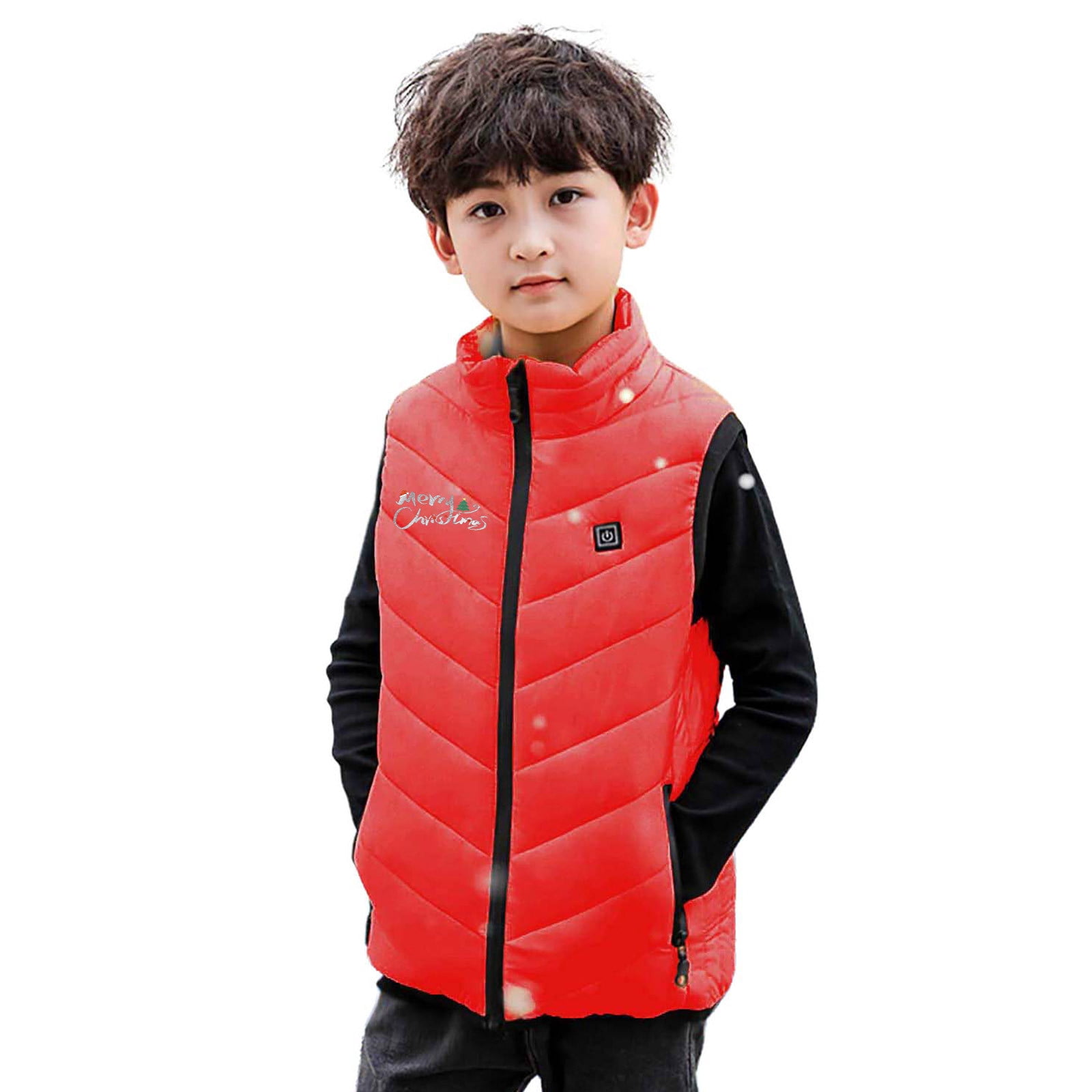 DxhmoneyHX Heated Vest for Boys Girls 13 Heating Zones Heated Warmer ...