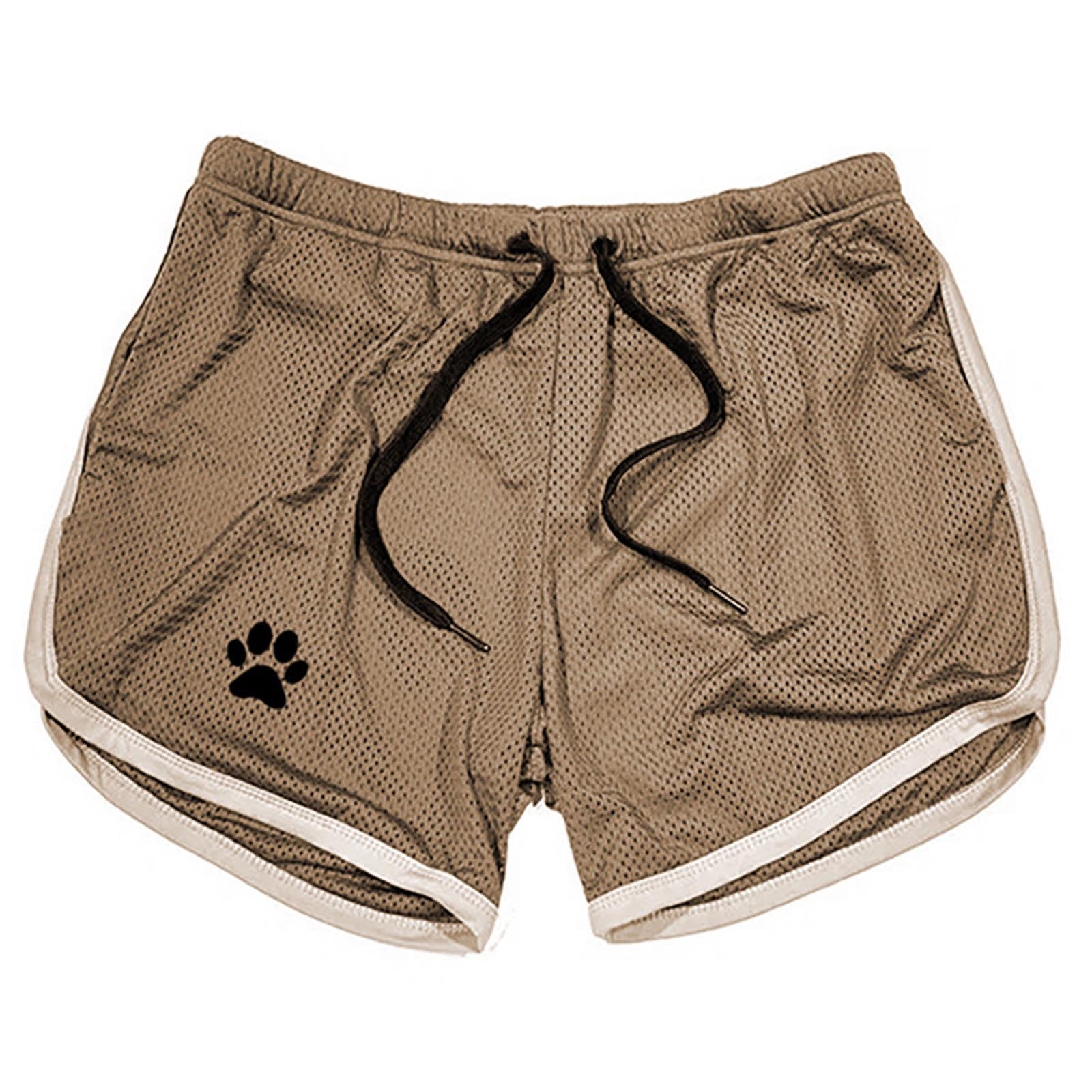 DxhmoneyHX Men's Running Shorts Breathing Athletic Gym Shorts Solid Dog ...