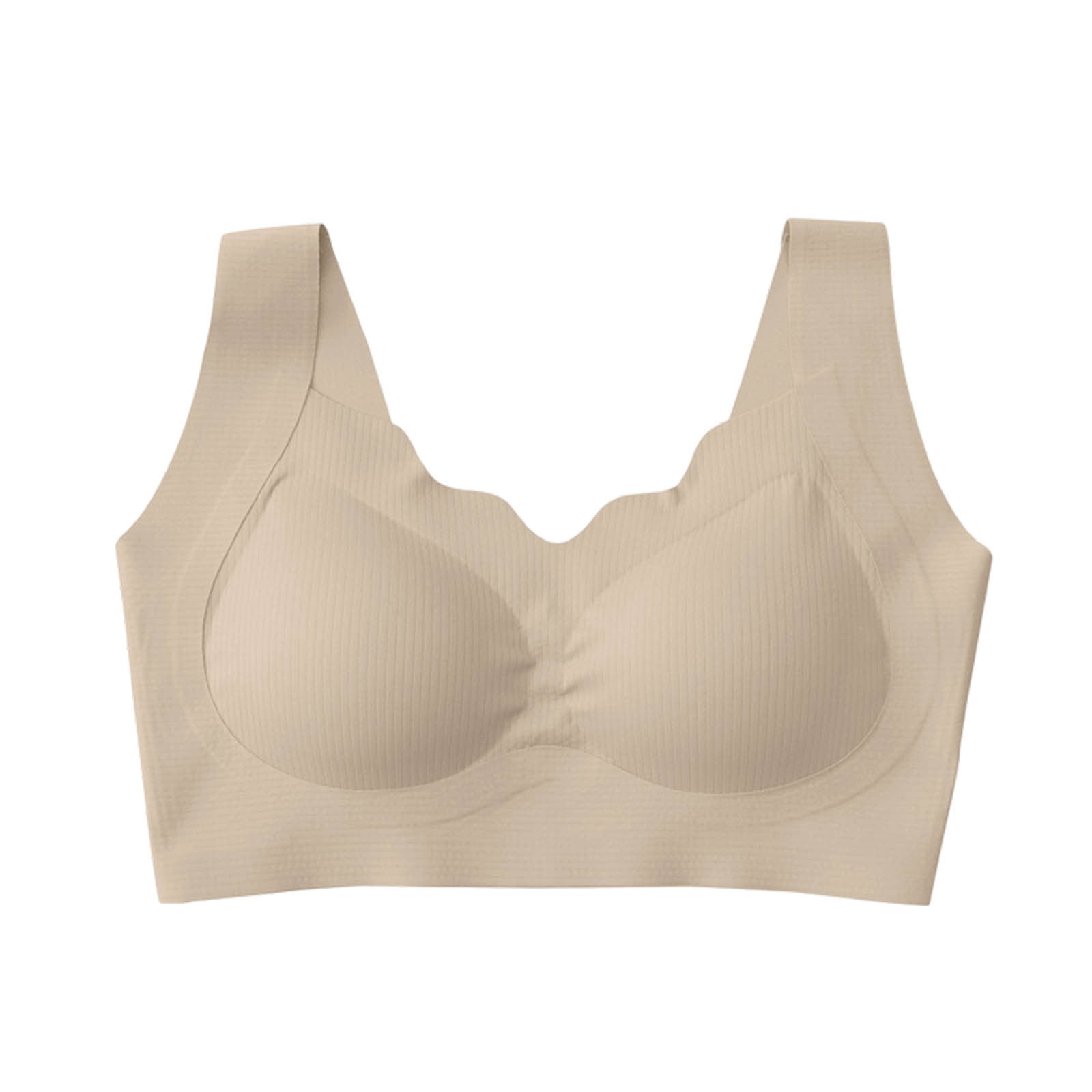 DxhmoneyHX Womens Tank Top Bra Seamless Wireless Full Coverage Anti ...