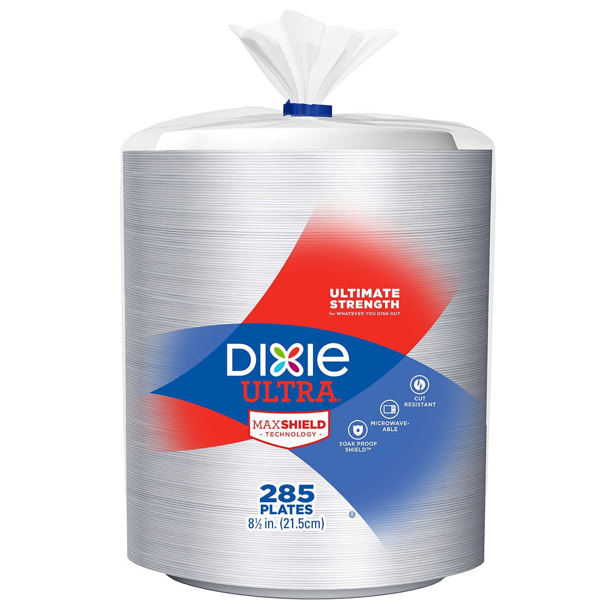 Dxie Heavy Weight Ultra Maxshield 8 1/2 in Paper Plate, 285-count ...
