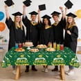Dxssxc Graduation Party Tablecloth, Disposable Table Cover for Parties ...