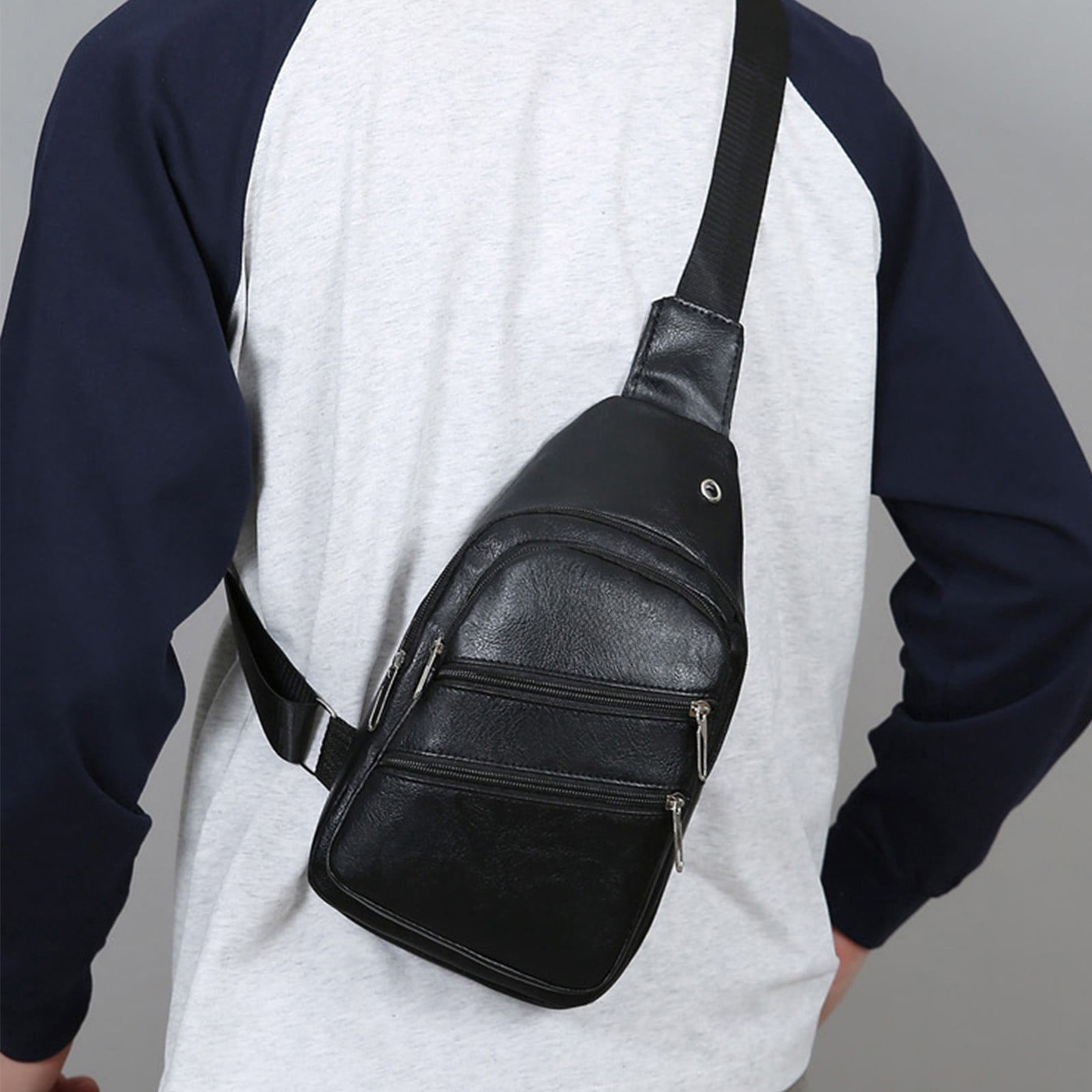 Dxssxc Men's Women's Chest Bag Crossbody Bag with Adjustable Strap ...