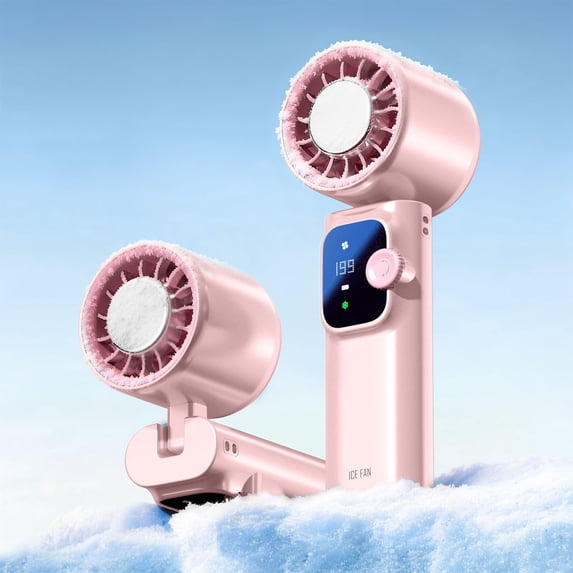 Dxssxc Ultra High-Rate Handheld Fan, 4000mAh Battery, 1-199 Adjustable ...