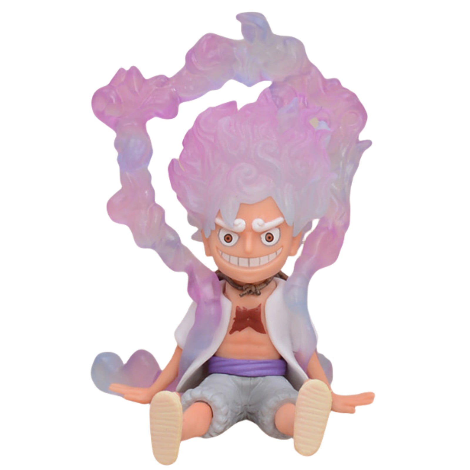 Dxuioz Action Figure Luffy Figure(sitting position Ver.) PVC Anime Toys ...