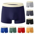 Dxzfnsa Men's Boxer Brief solid Soft Breathable Underwear Stretch ...