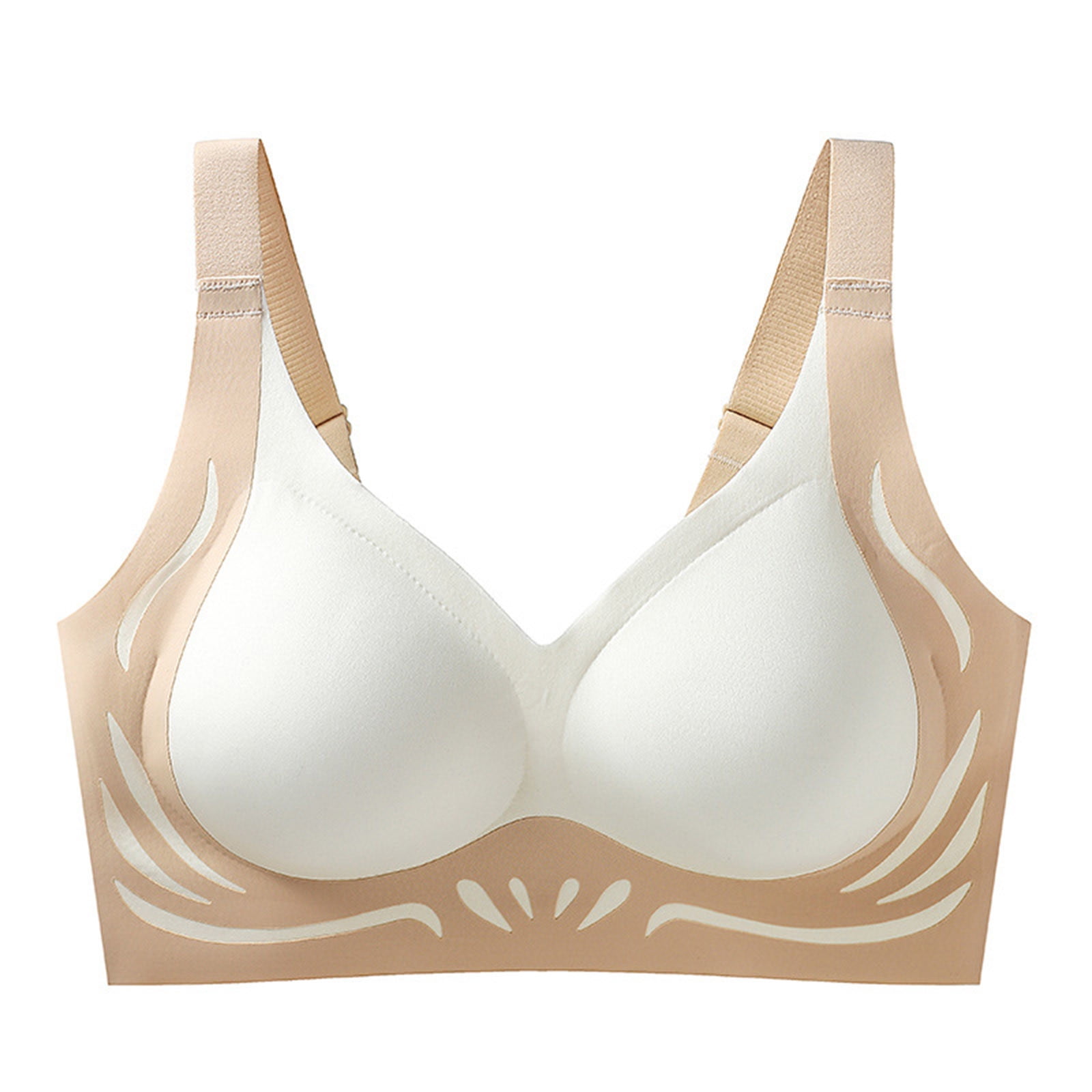 Dxzfnsa Women's Solid Color Backless Sexy Seamless Push-Up U-Shaped ...