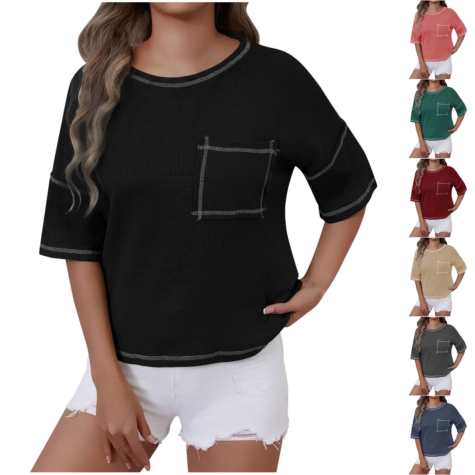 Dxzfnsa Womens T Shirt Summer Tops Short Sleeve Fashion School Teachers ...