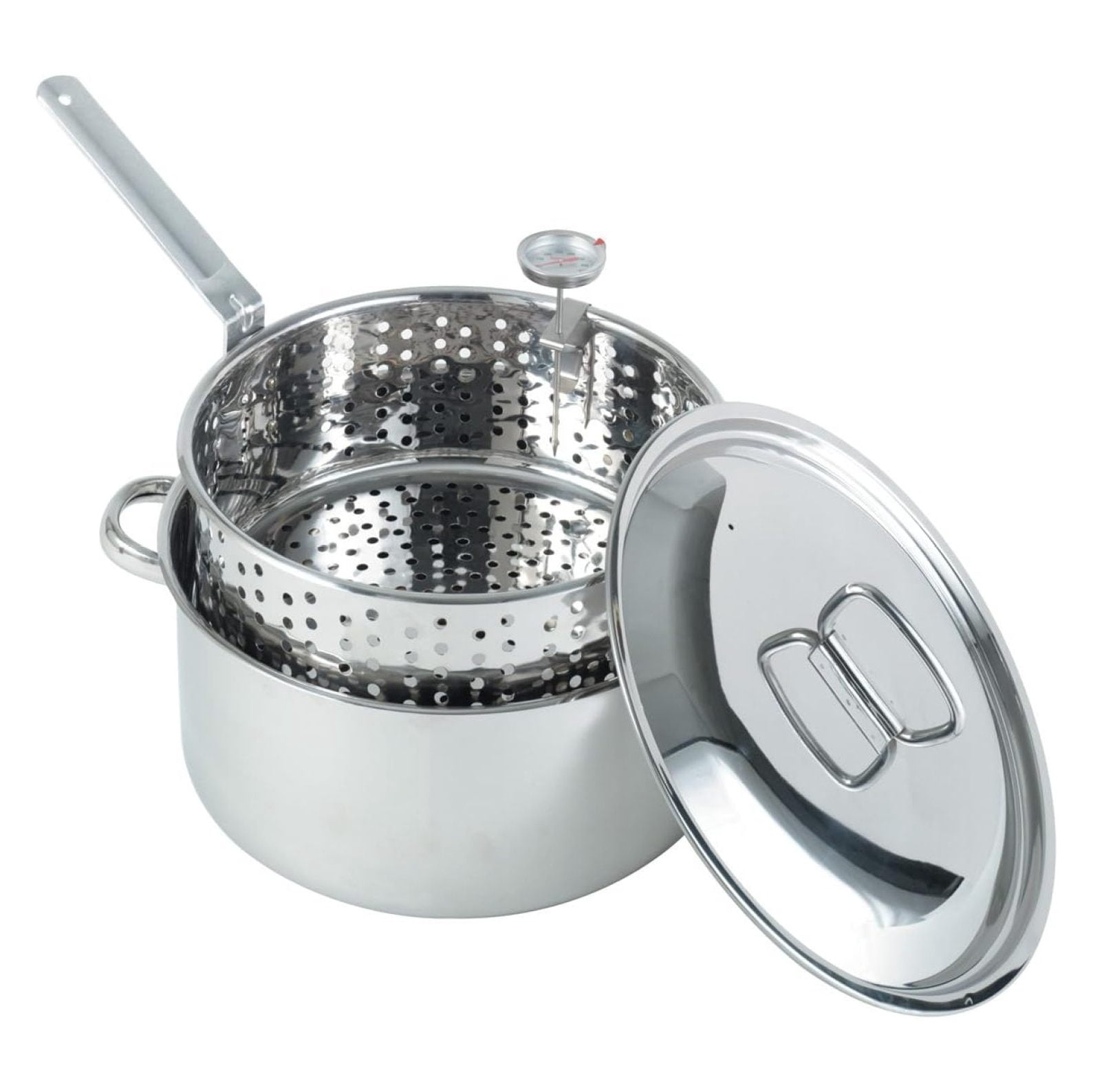 DyGTyX 1101 10-qt Stainless Steel Fry Pot Perfect For Frying Fish ...