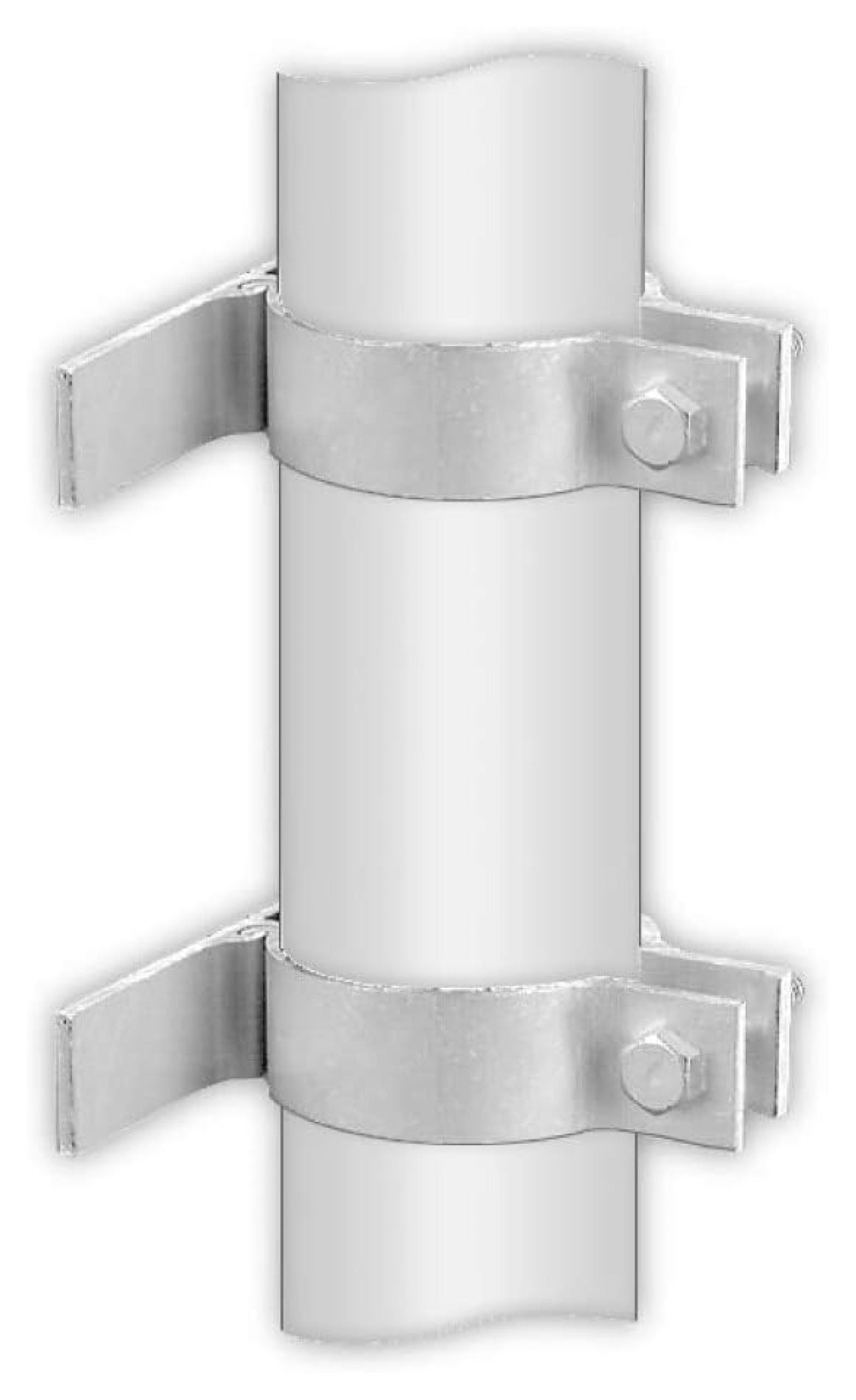 DyGTyX Pipe Post Mounting Brackets (Single Sign) - Walmart.com