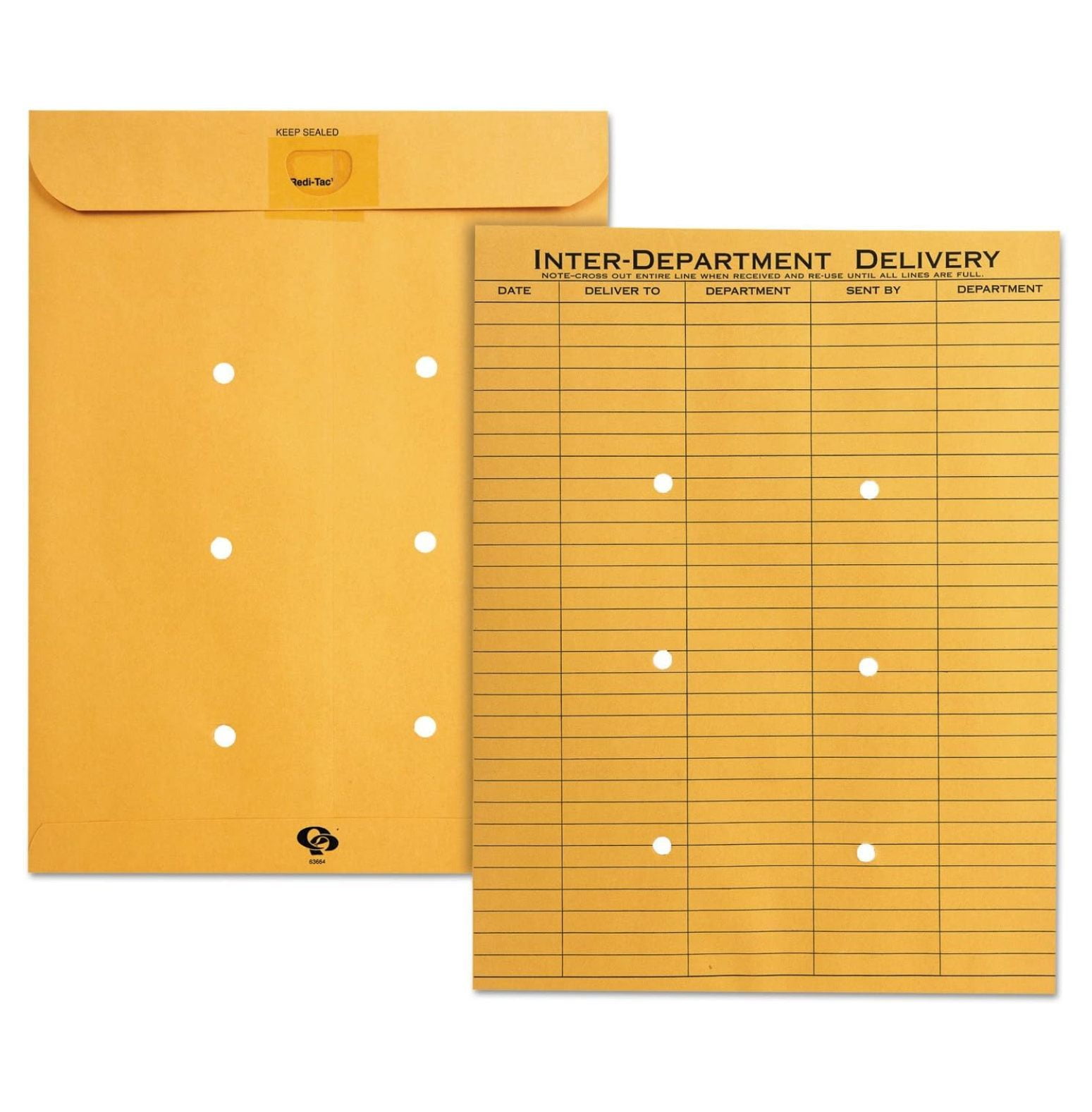 DyGTyX, QUA63664, Preprinted Inter-Department Envelopes, 100 / Box ...