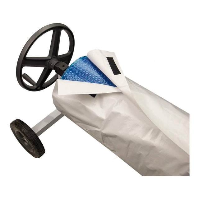 DyGTyX Swimming Pool Solar Blanket Reel Cover for Pools up to 20' Wide ...