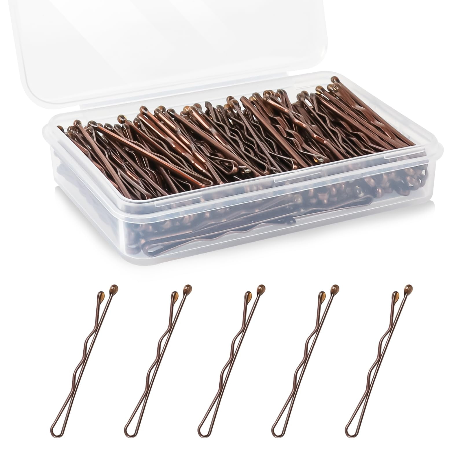 DySaLic Mini Bobby Pins, 150 Count 1.38 Inch Small Hair Bobby Pins with ...