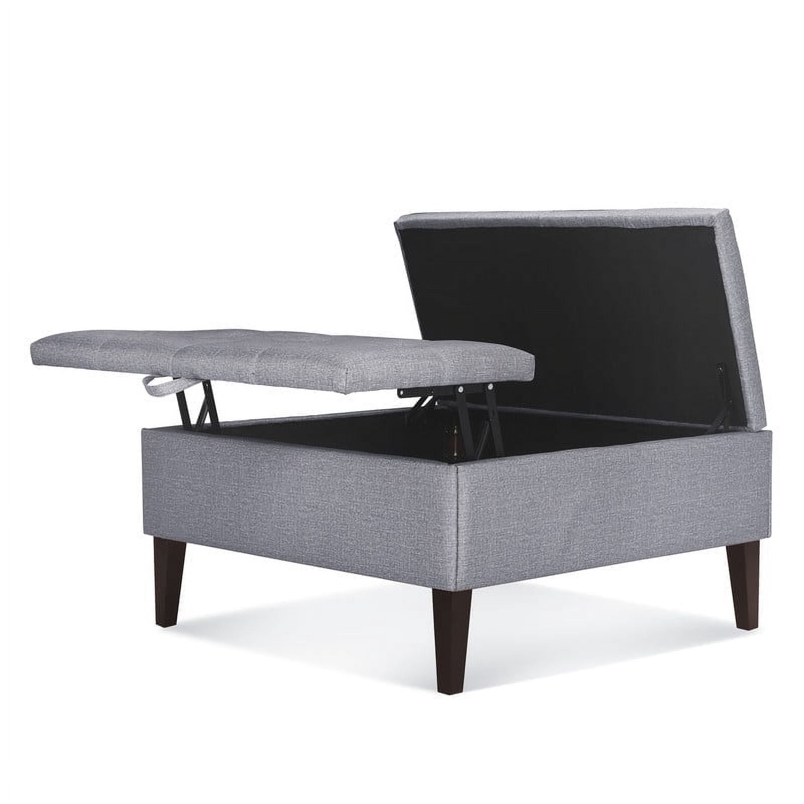 Dycanpo 36'' Storage Ottoman Lift Top Coffee Table with Wooden Legs for ...