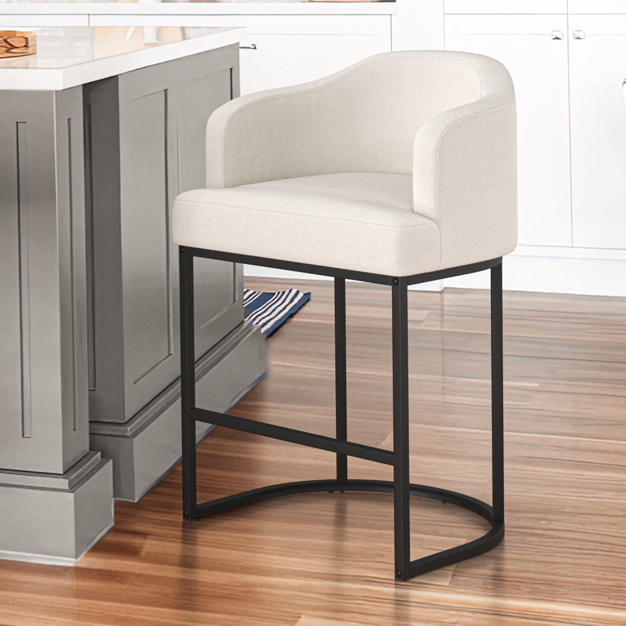 Dycanpo Counter Height Bar Stools High Bar Chairs with Back for Home ...