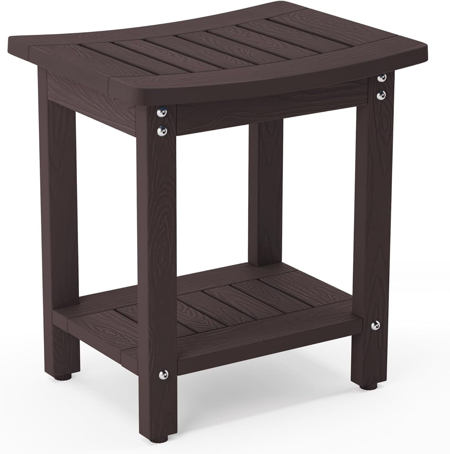 Dycanpo HDPS Shower Bench Seat, Bath Spa Foot Stool for Inside Shower ...