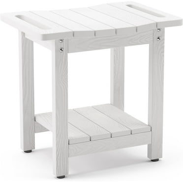 Free Shipping! Home Furniture 18" Shower Bench With Solid American ...