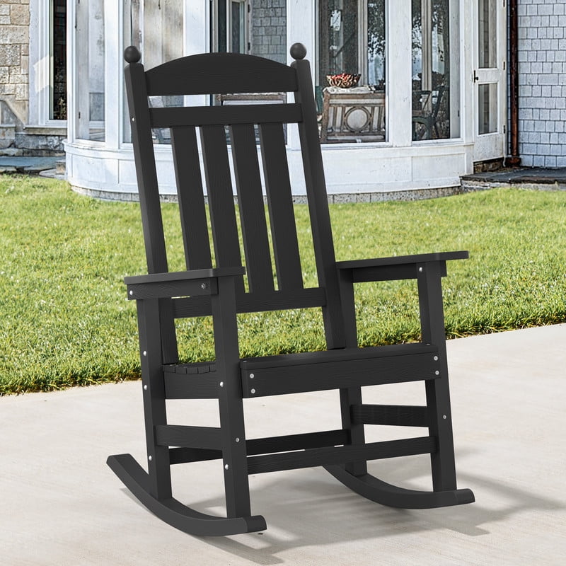 Dycanpo Outdoor Rocking Chair with High back for Backyard/Patio/Garden ...
