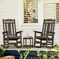 Dycanpo Outdoor Rocking Chairs Set of 2, Weather Resistant Proch Rocker ...