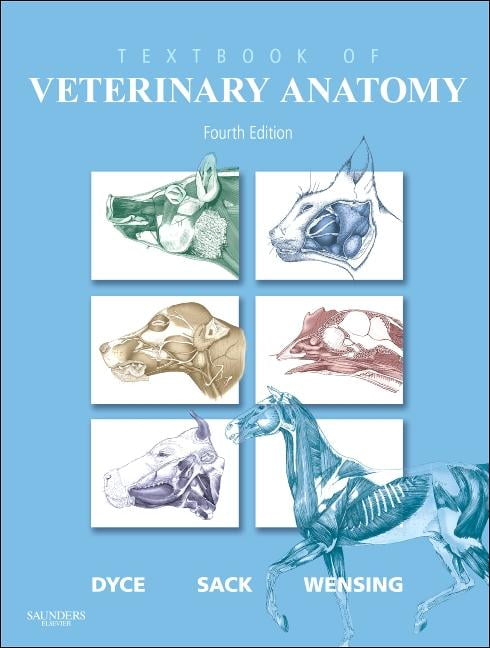 Free Shipping! Dyce, Sack, and Wensing's Textbook of Veterinary Anatomy ...