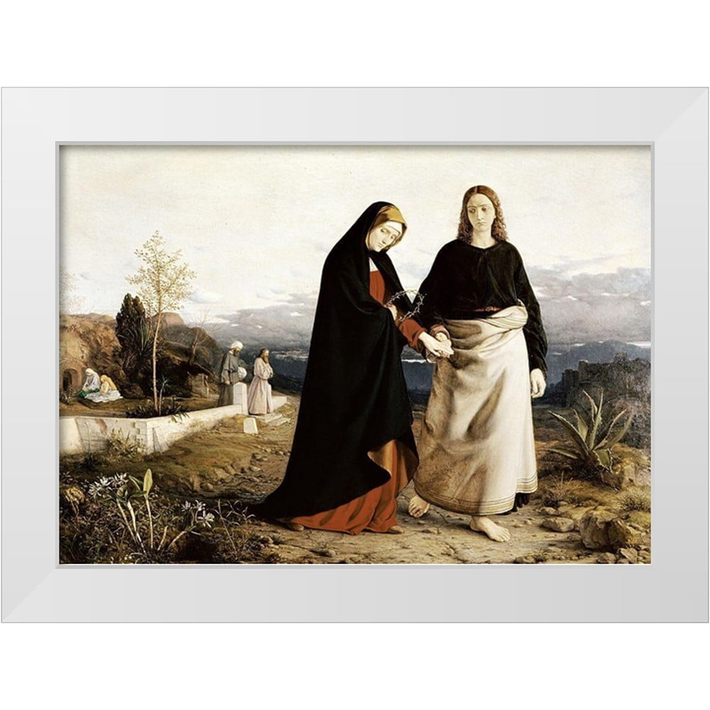 Dyce, William 24x18 White Modern Wood Framed Museum Art Print Titled ...