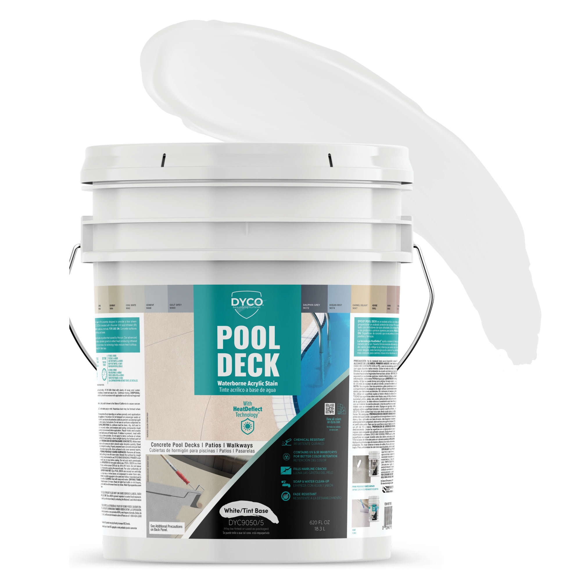 Dyco¬Æ POOL DECK‚Ñ¢ Waterborne Acrylic Stain Base for Concrete Surfaces ...