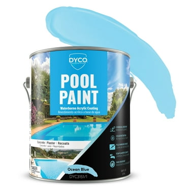 Insl-x Aquamarine Outdoor Waterborne Pool Paint, Environmentally ...