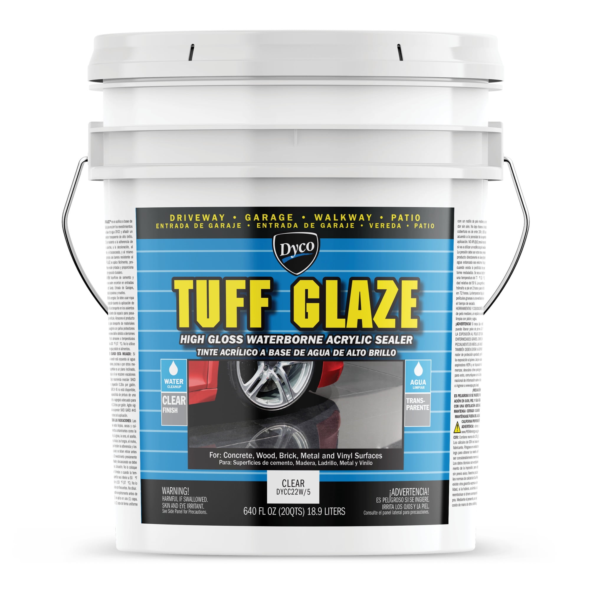 Dyco® TUFF GLAZE™, Clear, 5 Gallon - Walmart.com