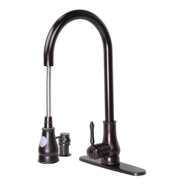 Dyconn Faucet 18-inch Modern Kitchen Oil Rubbed Bronze Pull-out Faucet ...