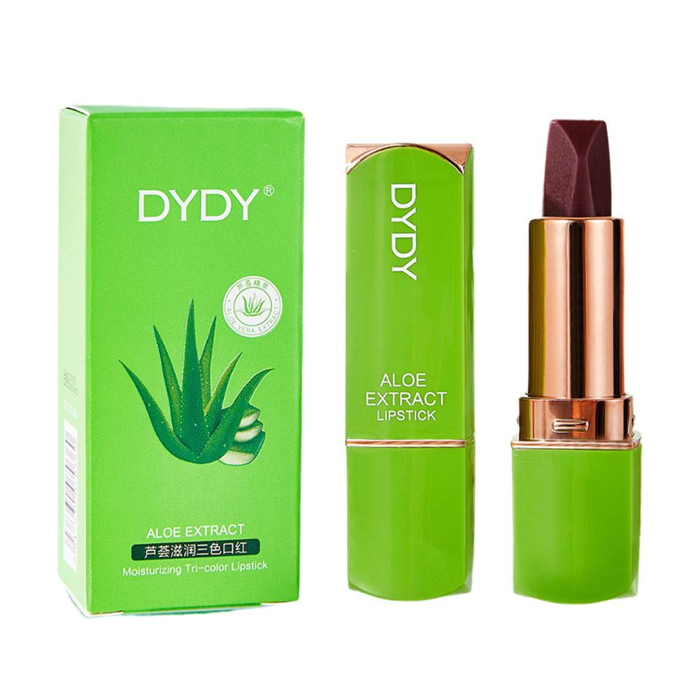 Dydy Aloe Vera Moisturizing Three-Color Lipstick Thousands Of People Thousands Of Colors Aloe ...