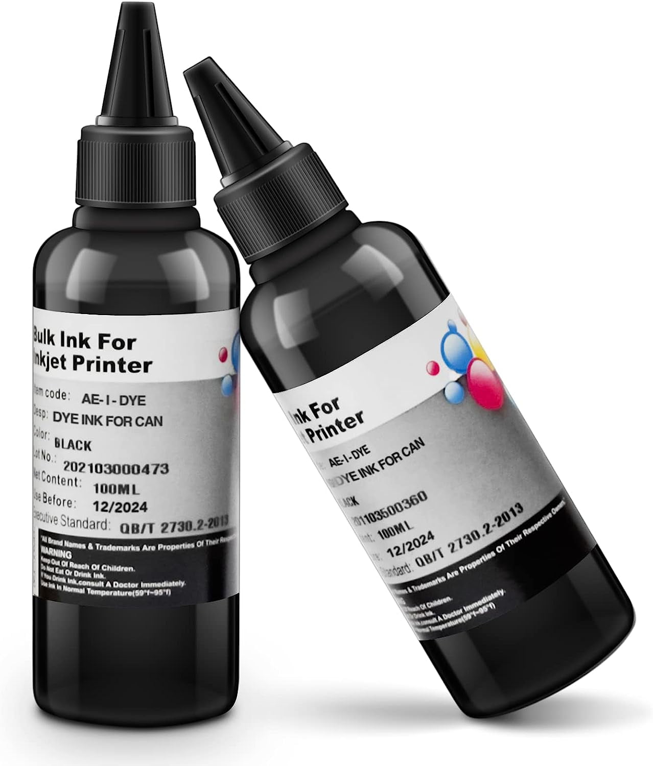 Dye Black Ink Printer Cartridge, for Canon Black, 2 Pack - Walmart ...