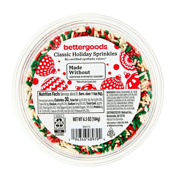 Holiday sprinkles in Baking - Walmart.com