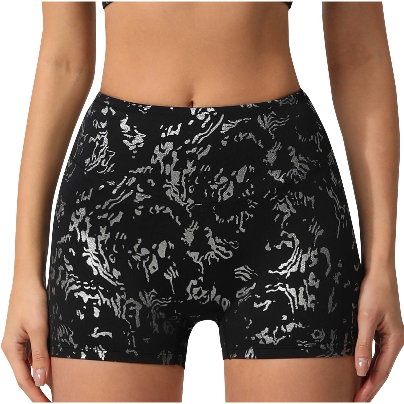 Dye Ribbed Workout Shorts For Women Seamless Gym Athletic Yoga High ...