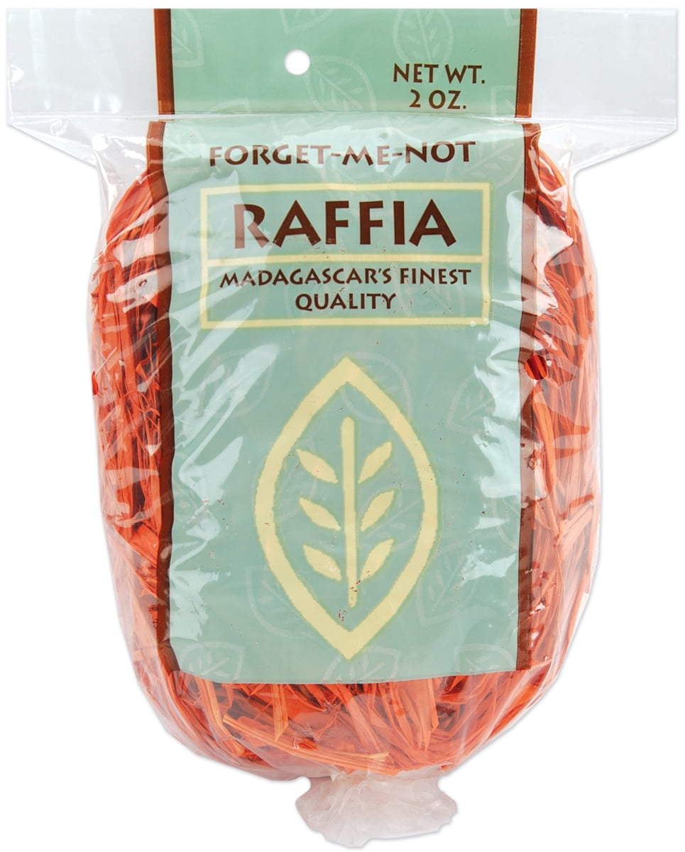 Dyed Raffia 2 Ounces-Orange - Walmart.com