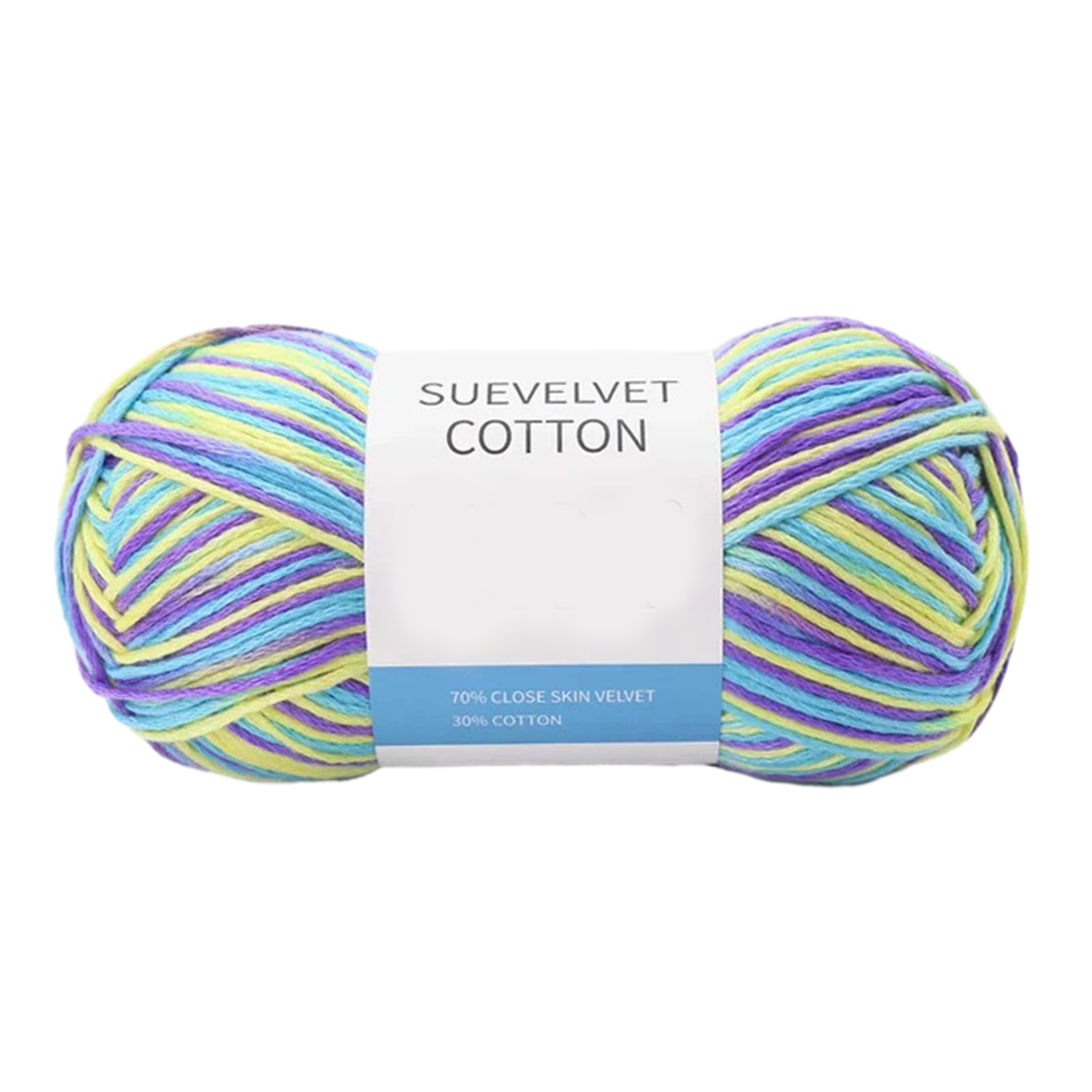 Dyed Yarn for Crocheting Knitting Cotton Yarn for Craft Mixed Color ...