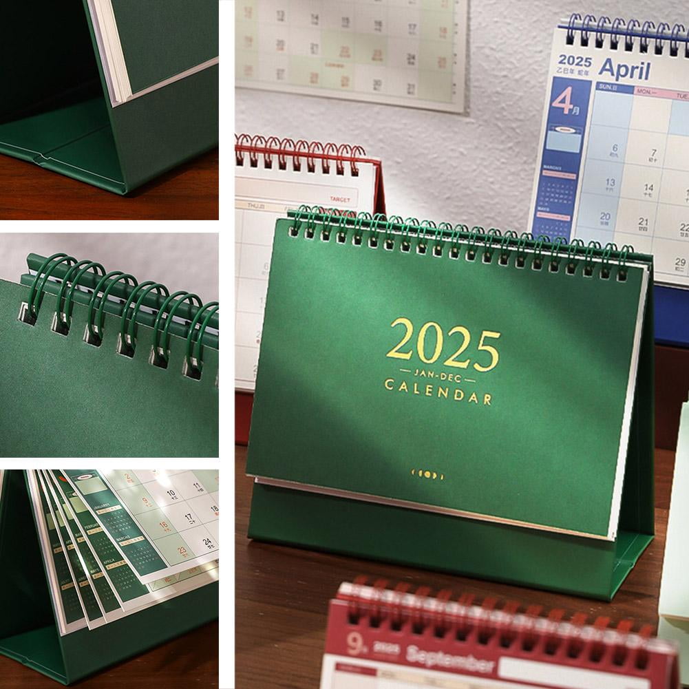 Dyed blue-large Xinmo 2025 desk calendar basic desk calendar simple ...