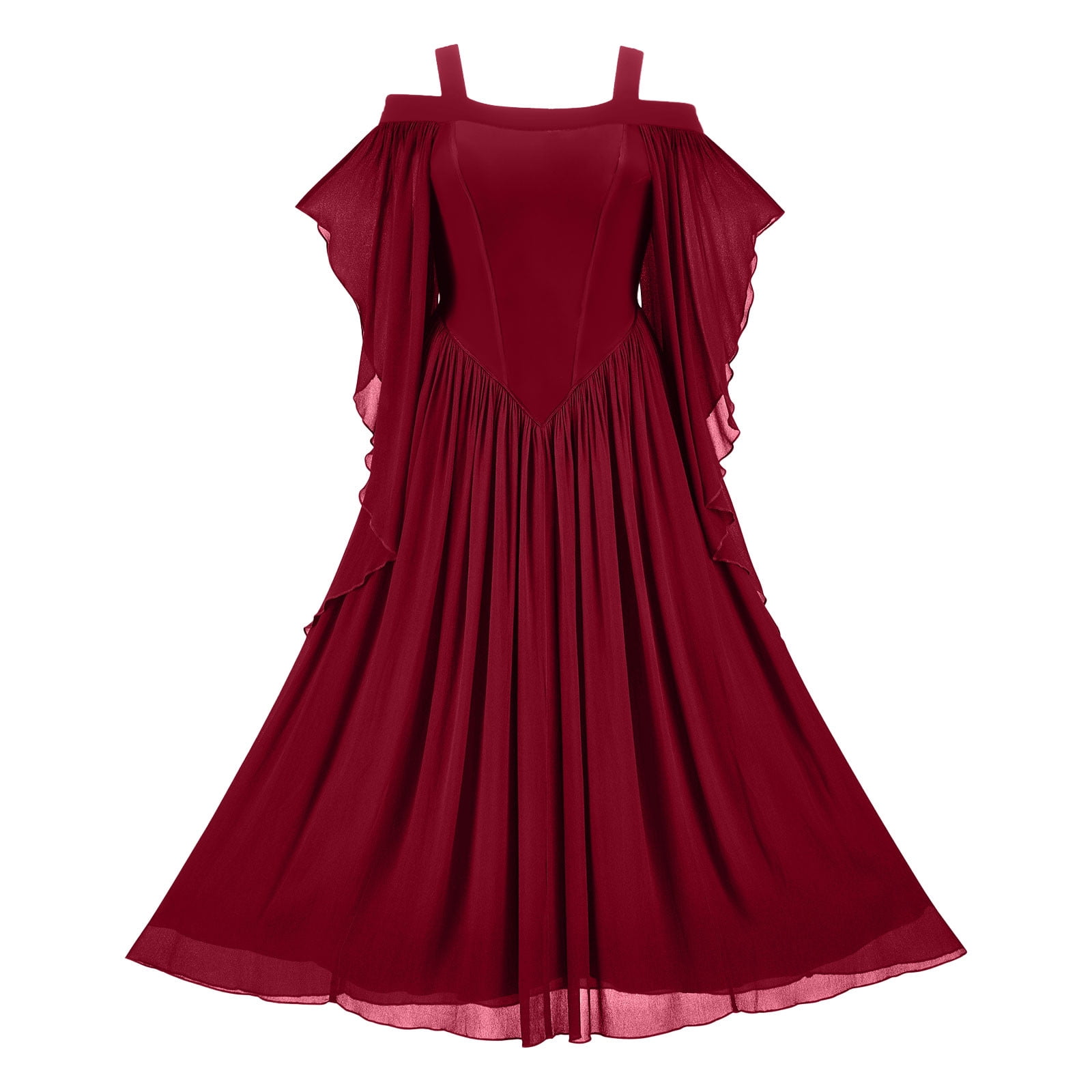 Dyegold Halloween Dress For Women Renaissance Faire Costume Cold ...