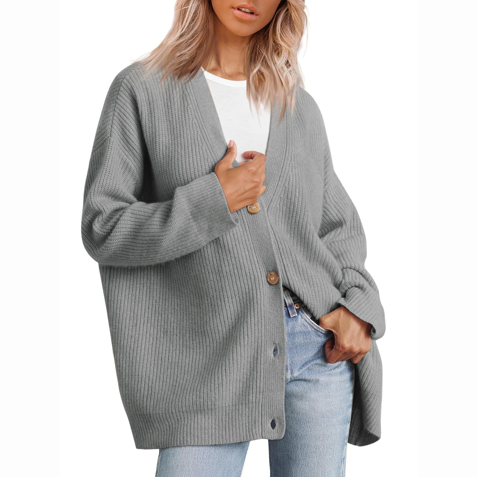 Dyegold Knit Cardigan Teen Girls Open Front Knit Sweaters Trendy ...