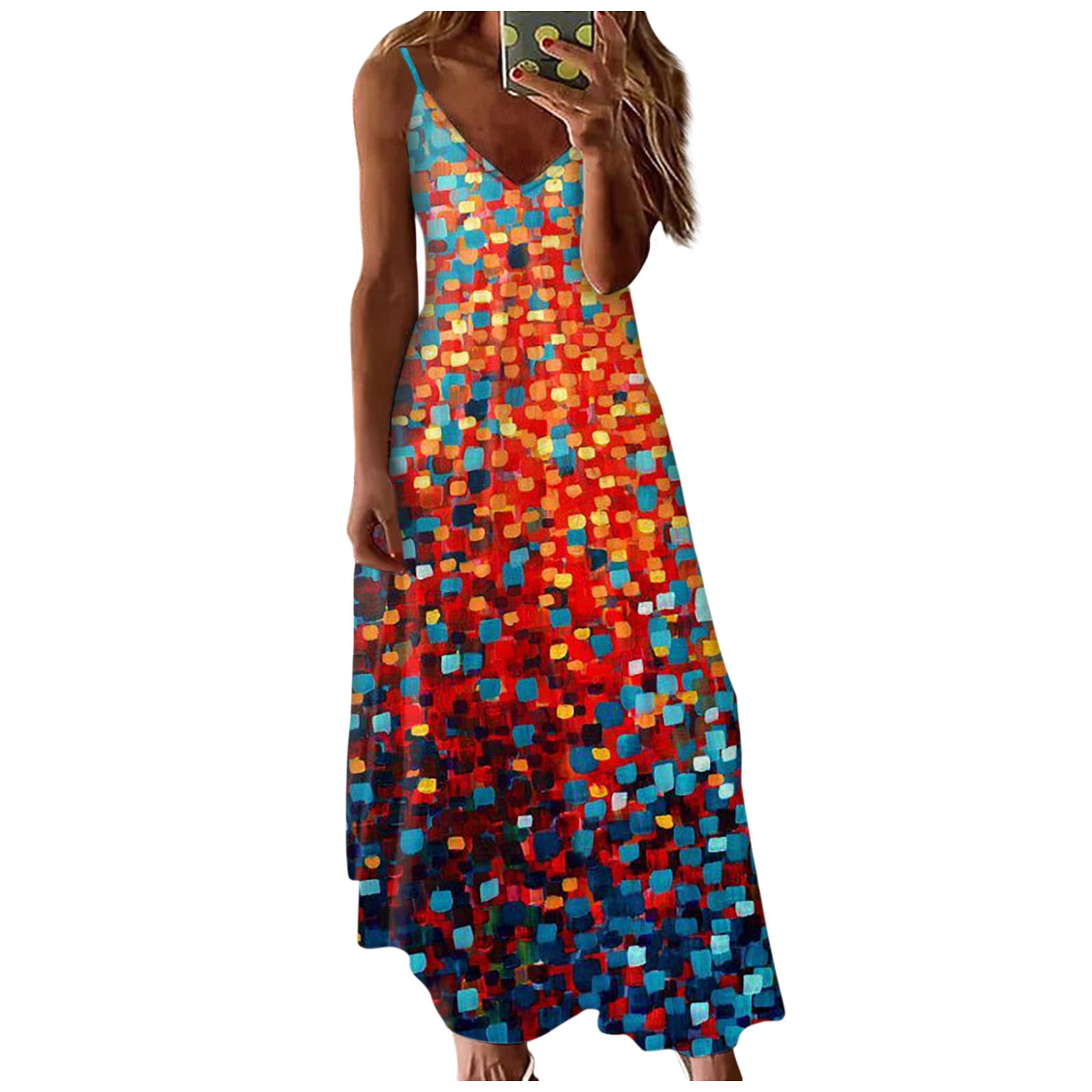 Dyegold Sundresses for Women Casual Beach - Maxi Beach Dresses for ...