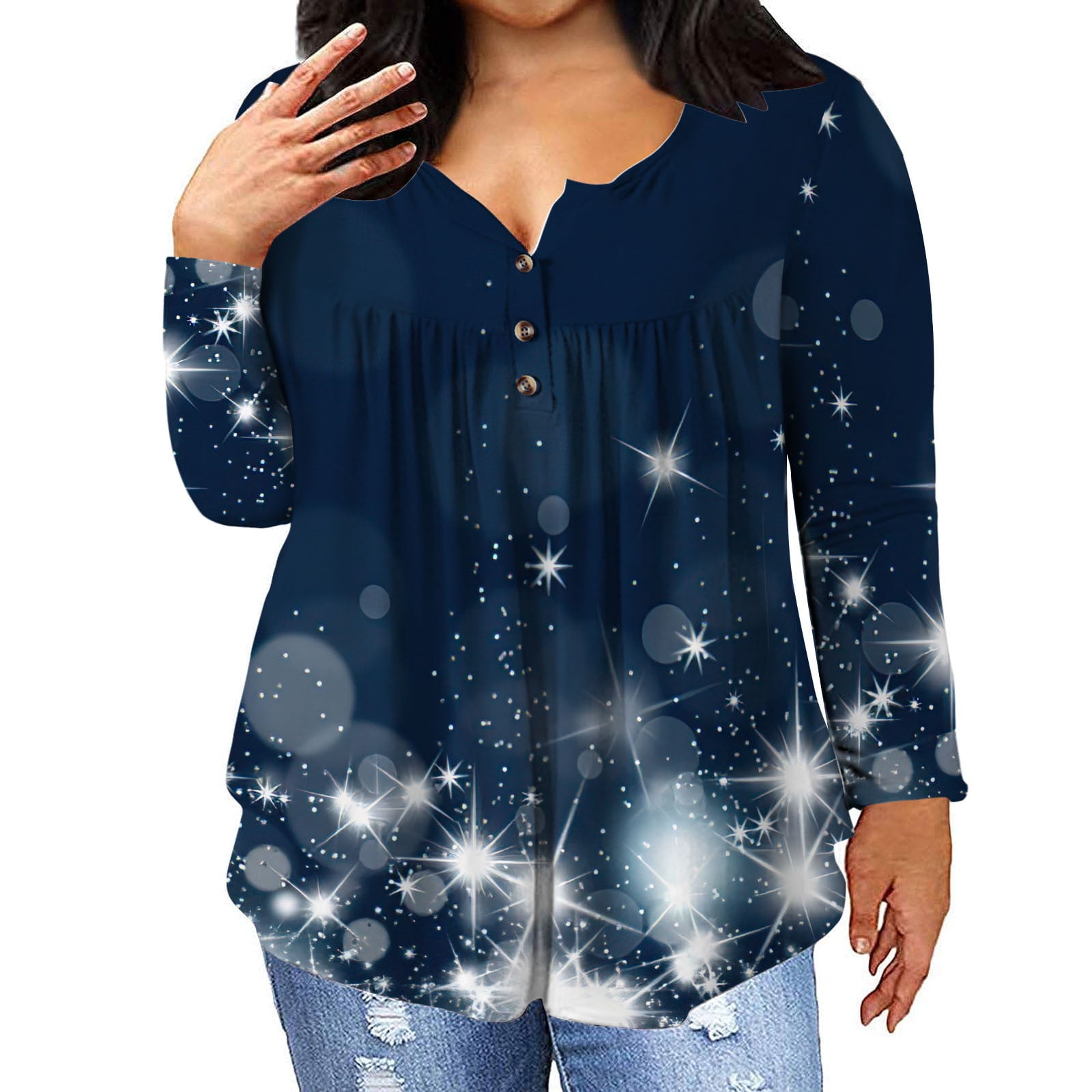 Dyegold Tunic Tops Plus Size Teen Girls Women's Blouses Plus Size ...