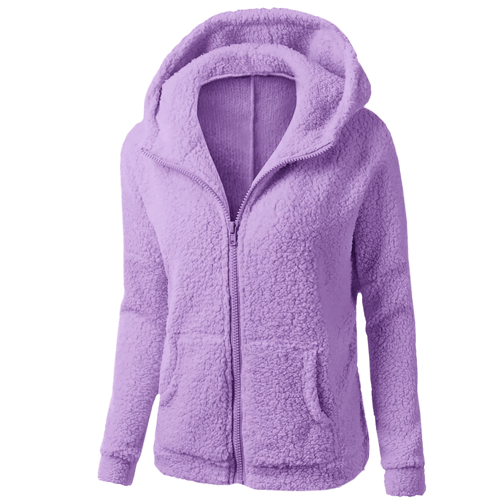 Dyegold Winter Jacket For Women Savings Ladies Casual Sherpa Fuzzy ...