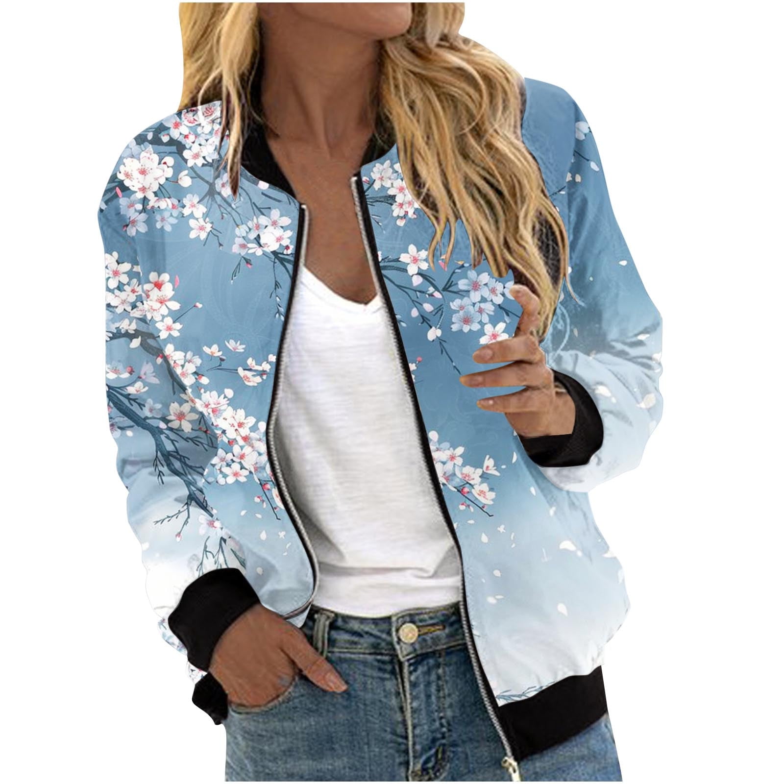 Dyegold Womens Jackets Long Sleeved Hoodless Outwear,Women's Long ...