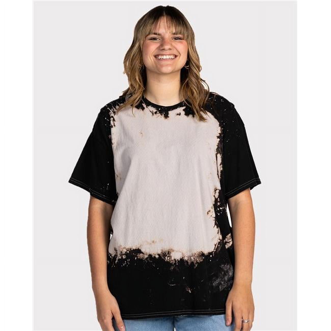 Dyenomite B21514943 Bleach Wash T-Shirt, Mirage - Small - Walmart.com