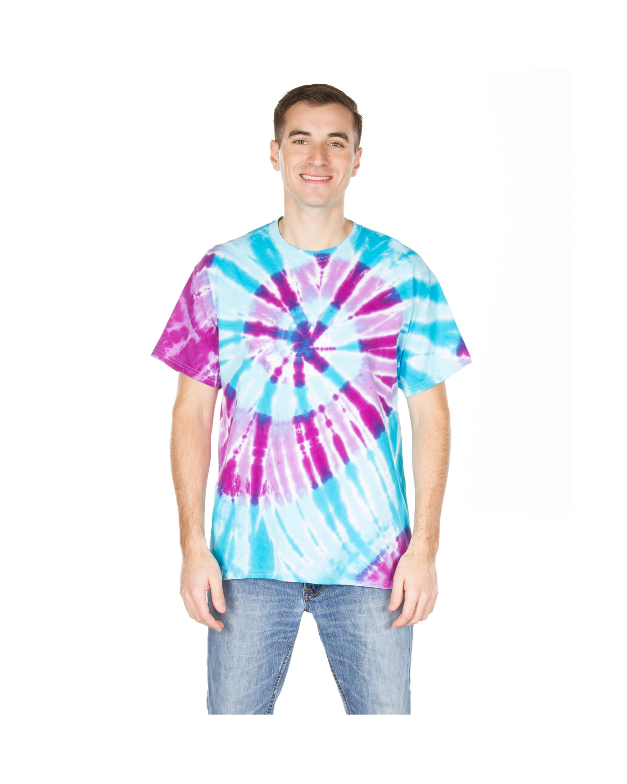 Dyenomite Men's Superior Colorfast Double Needle T-Shirt, Style 200TY ...